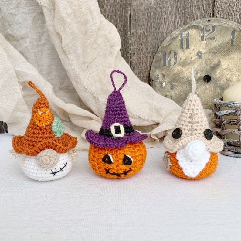 Halloween Ornament Crochet Pattern Set of 3 Crochet Patterns - Etsy