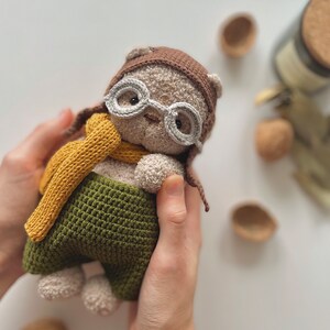 Crochet Pilot Outfit for Toy PATTERN, Amigurumi Crochet Bear Pilot ...