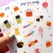 Candy Sticker Sheet Food Stickers Cute Sticker Sheet - Etsy