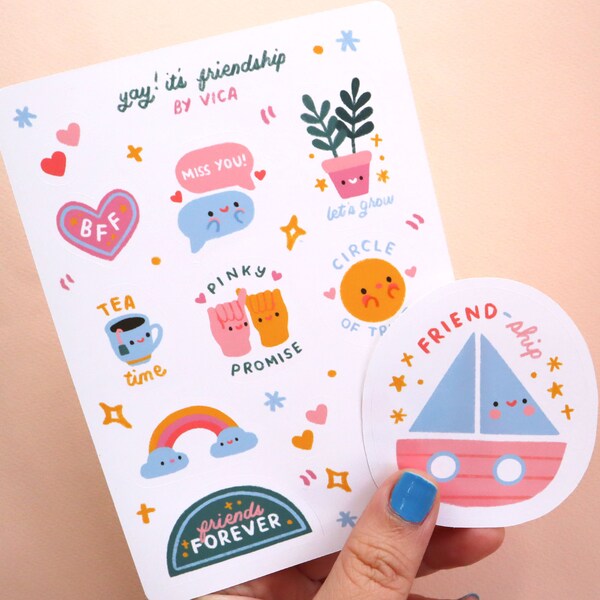 Best Friend Sticker - Etsy