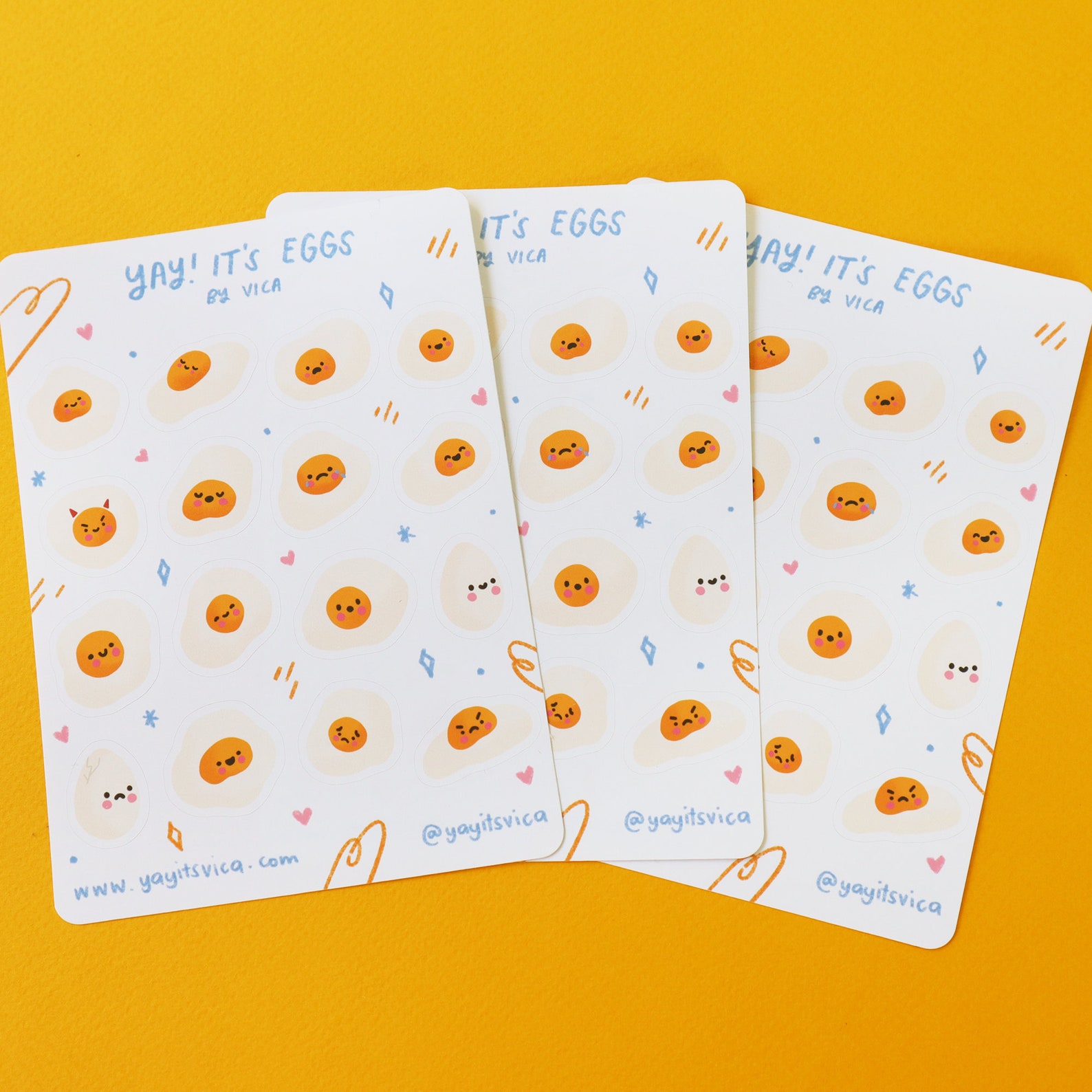 Cute Eggs Planner Sticker Sheet Cute Stationery Journal | Etsy