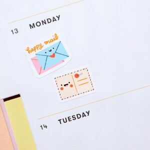 Happy Mail Stickers Bundle - Cute Stationery - Journal Stickers - Cute ...