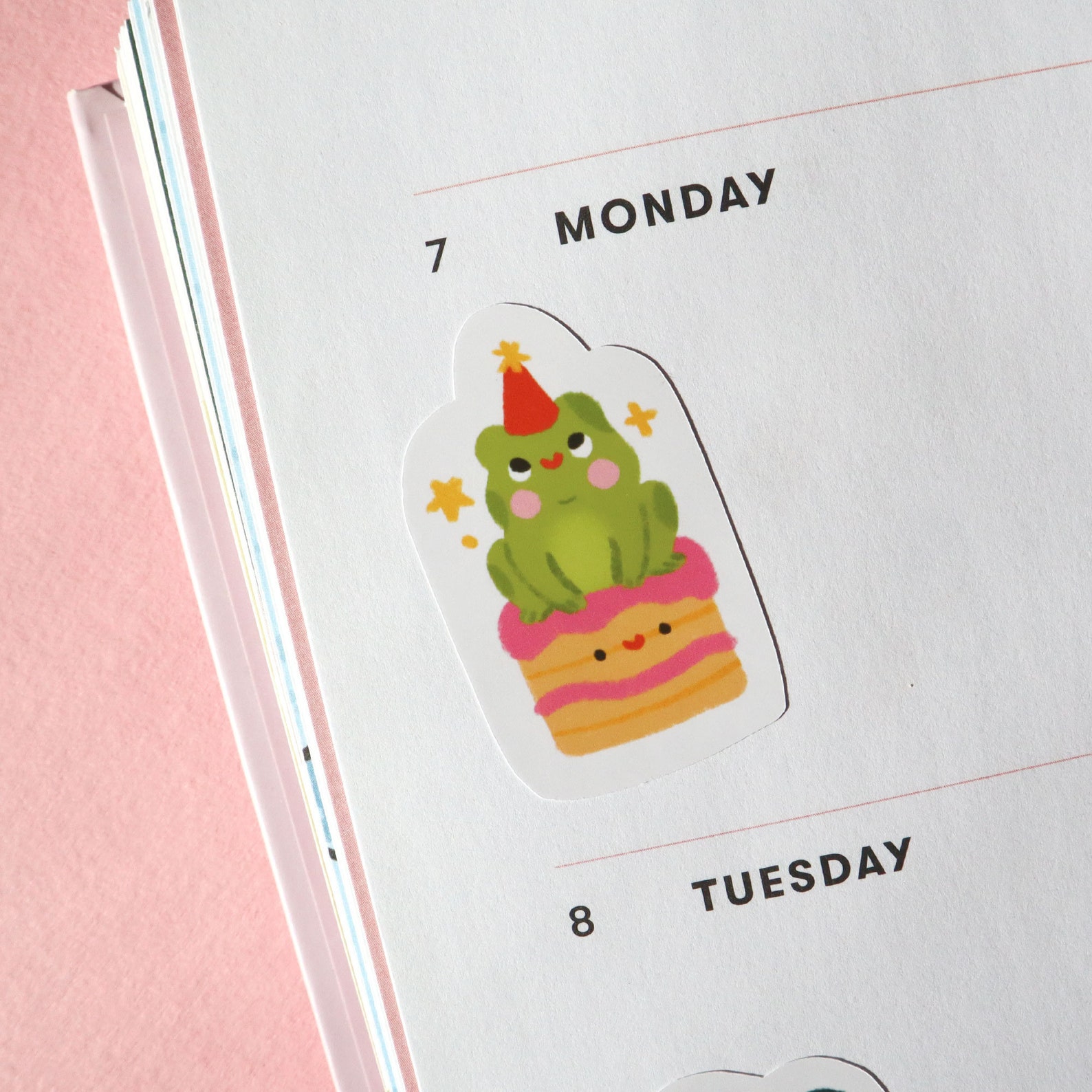 Hoppy Frog Sticker Sheet Kawaii Stickers Journal Stickers - Etsy