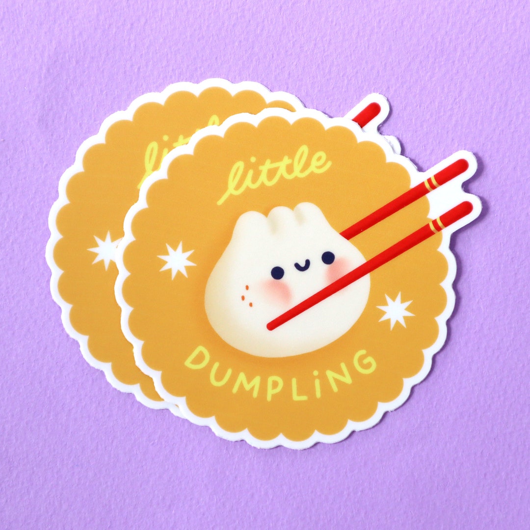 Little Dumpling Vinyl Sticker - Kawaii Art - Cute Stationery - Kawaii ...