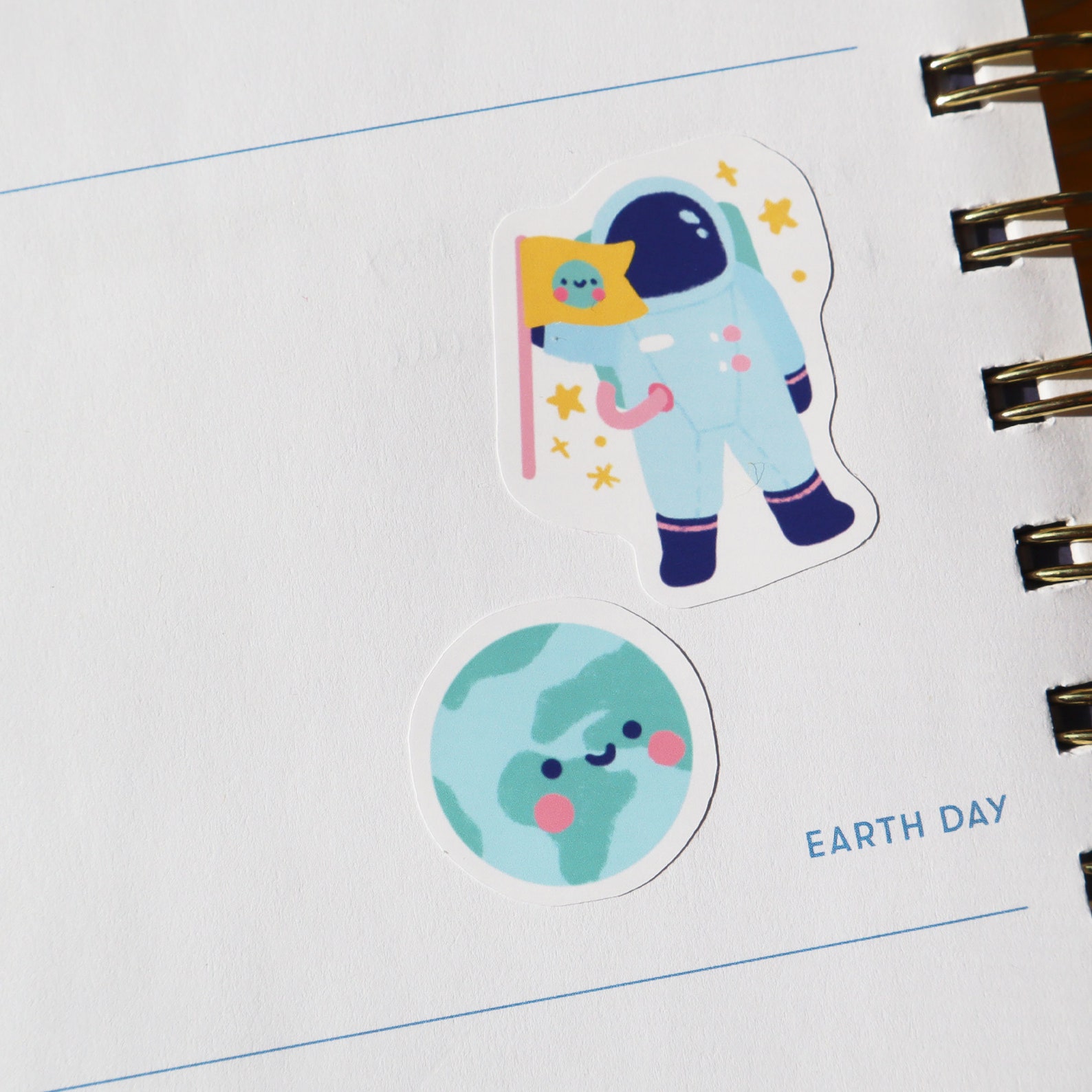 Kawaii Space Planner Sticker Sheet Cute Stationery Journal - Etsy