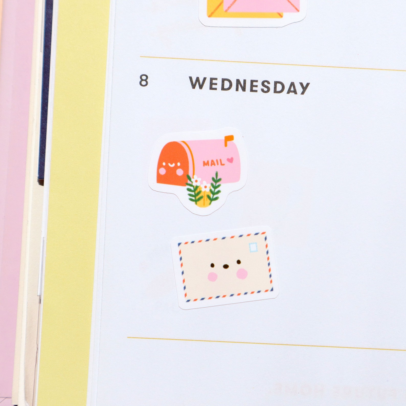 Happy Mail Sticker Sheet Kawaii Stickers Cute Stationery - Etsy