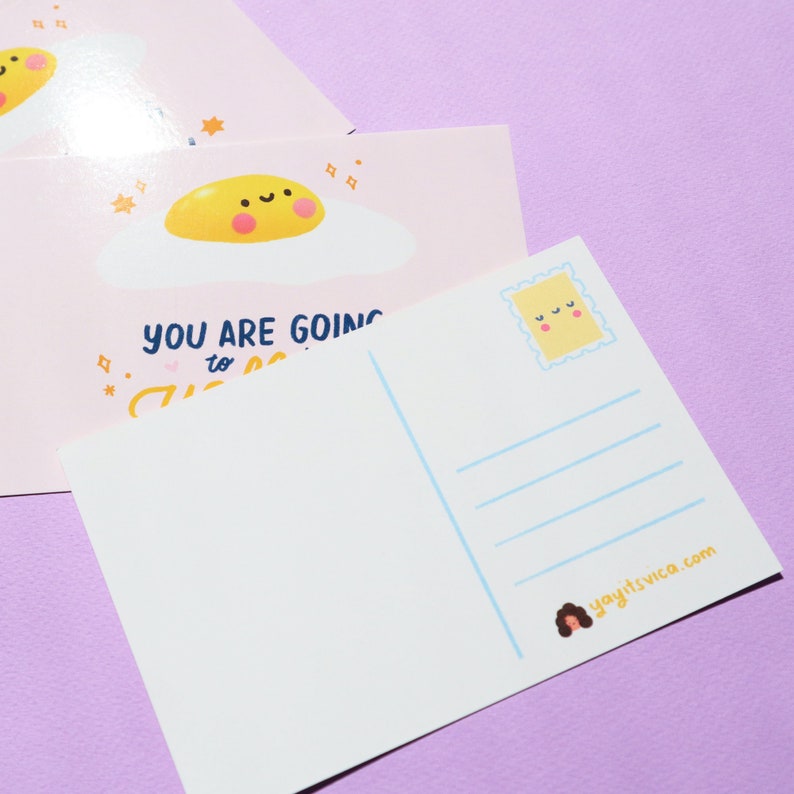 Happy Mail Postcards Kawaii Art Cute Stationery Cute - Etsy
