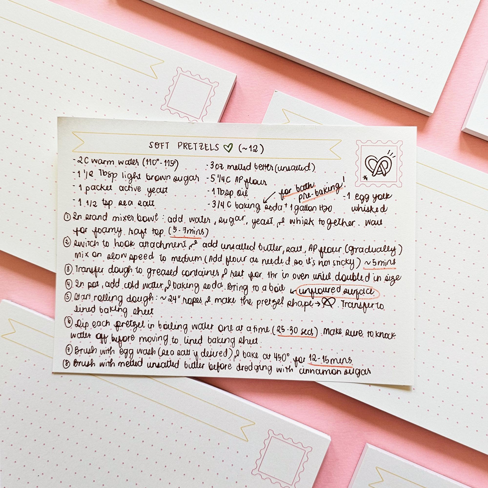 Sweet Postcard Notepad - Kawaii Notepad - Postcard Memo Pad - Cute ...