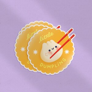 Little Dumpling Vinyl Sticker - Kawaii Art - Cute Stationery - Kawaii ...