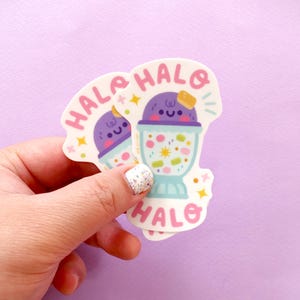 Halo Halo Vinyl Sticker - Kawaii Food Sticker - Filipino Food Sticker ...