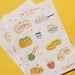 Dim Sum Sticker Sheet Kawaii Food Stickers Cute Journal Stickers ...