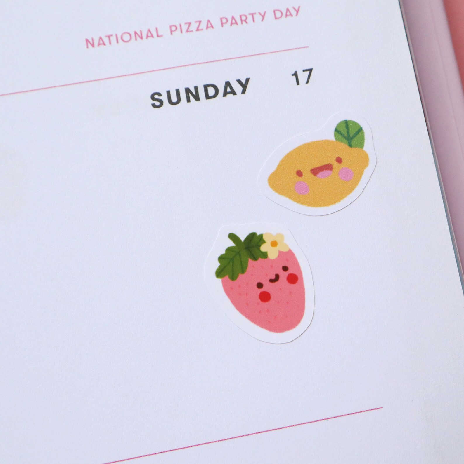 Strawberry Sticker Sheet Kawaii Stickers Cute Stationery - Etsy