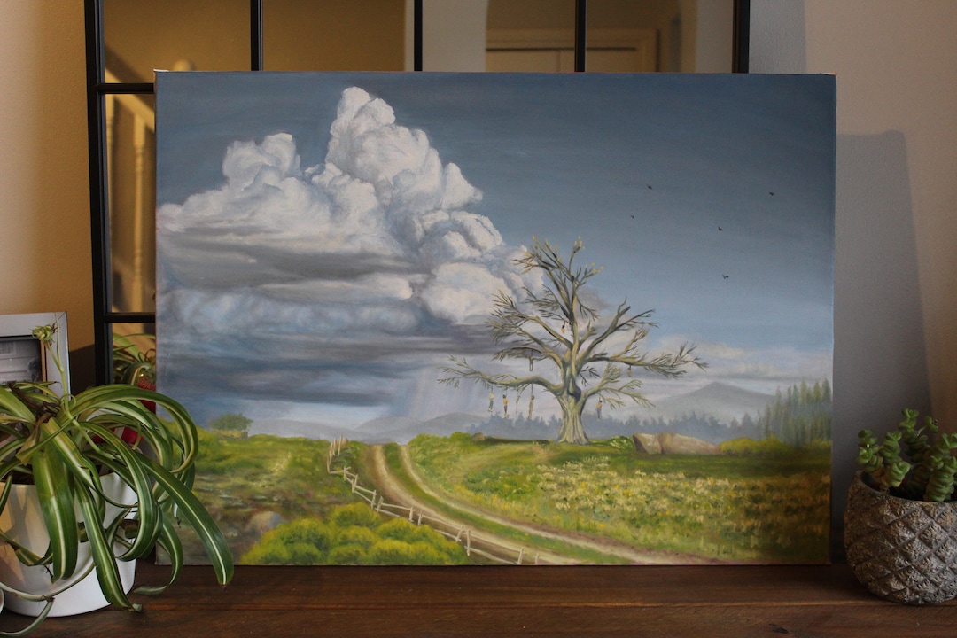 Tree Landscape - Original Oil Painting - Etsy