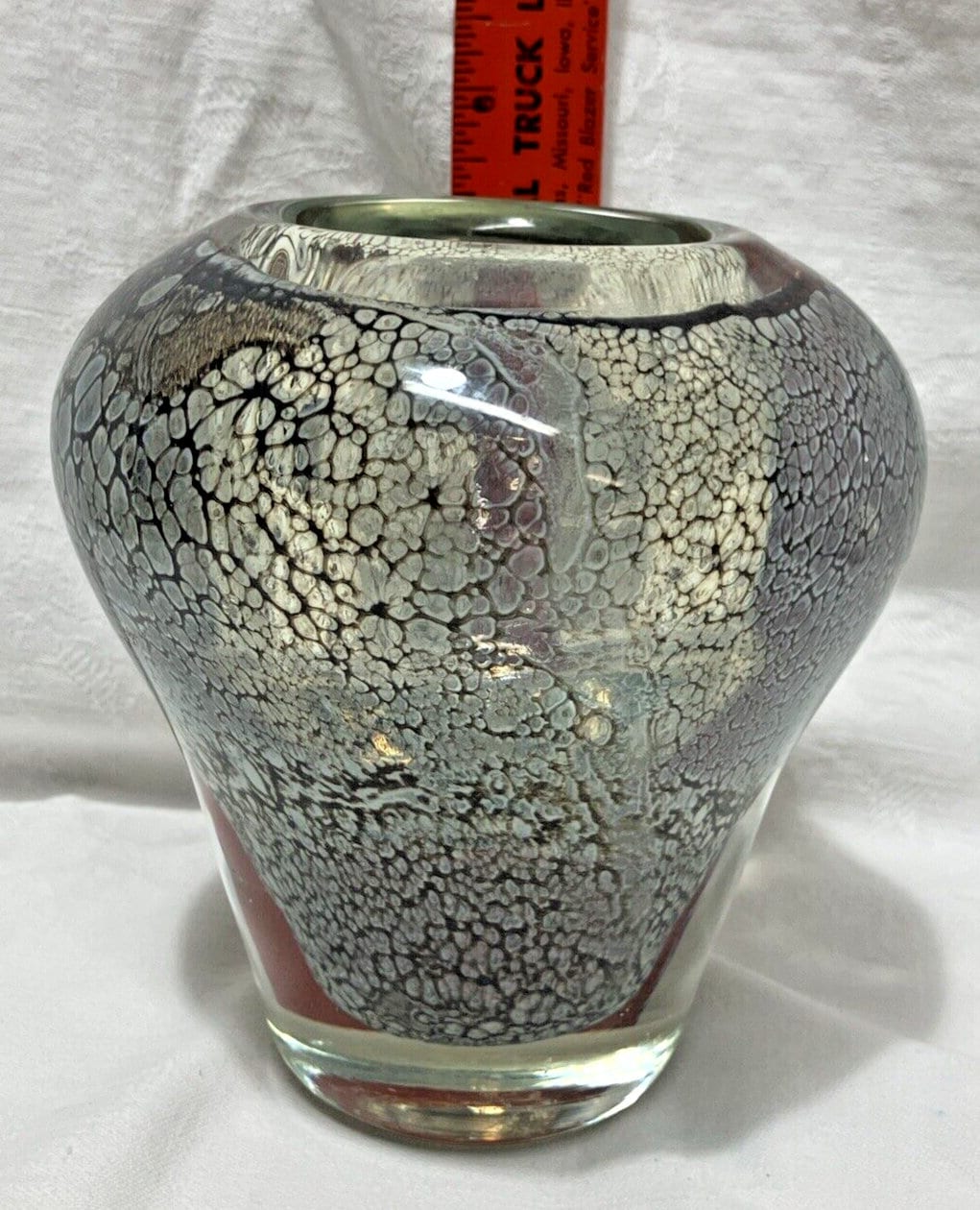 Vintage Early Andries Dirk (A.D.) Copier Handmade Leerdam Unica Vase ...