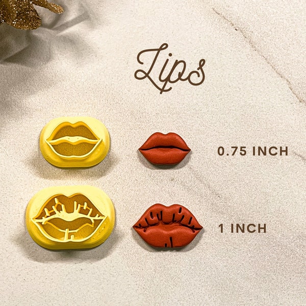 Clay Lips - Etsy