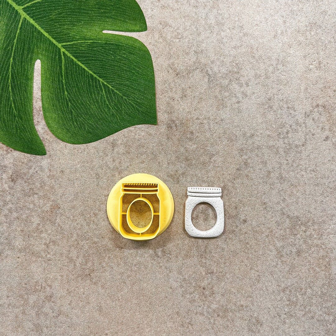 1.25 in Mason Jar Clay Cutter Jam Jar Cutter Summer Cutters - Etsy