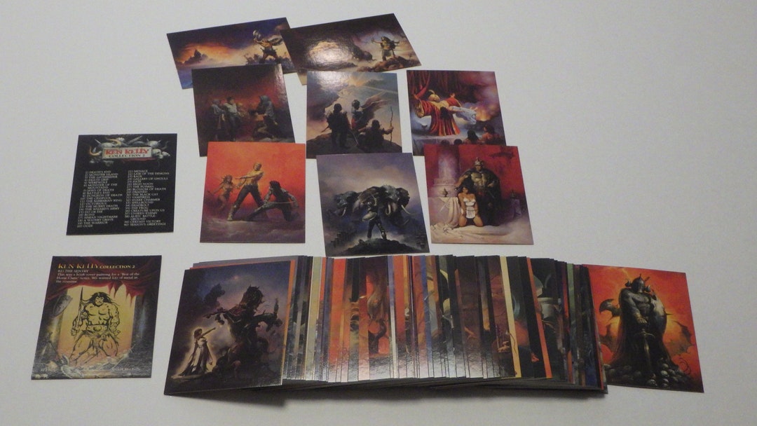 Ken Kelly Series 2 Vintage 1992 90 Card Base Set of Fantasy Art Trading ...