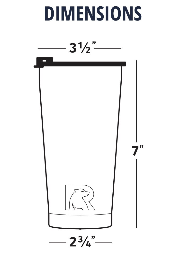 Customized RTIC Pint Tumbler 16 Oz Yeti Cup Coffee Cup | Etsy