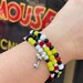 Mickey Mouse Inspired Beaded Bracelet Set, Mickey Mouse Bracelet ...