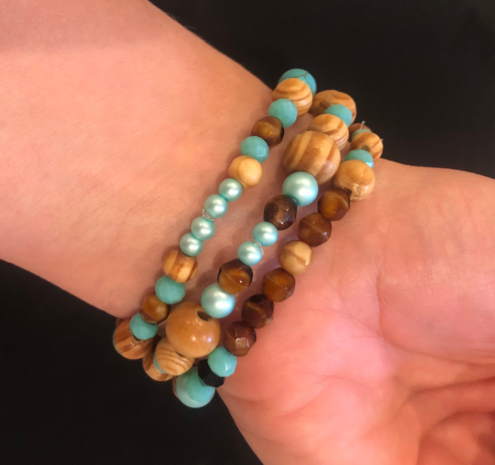 Pocahontas Inspired Beaded Bracelet Set, Beaded Bracelets, Disney Gift ...