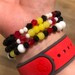 Mickey Mouse Inspired Beaded Bracelet Set, Mickey Mouse Bracelet ...