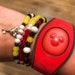 Mickey Mouse Inspired Beaded Bracelet Set, Mickey Mouse Bracelet ...
