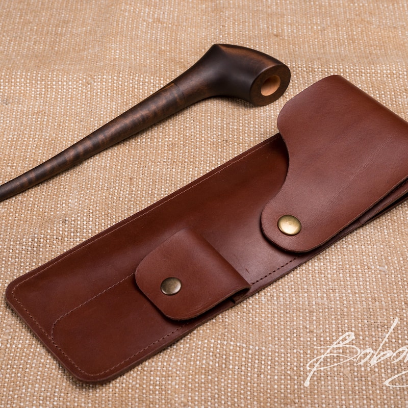 Leather Pipe Pouch - Etsy