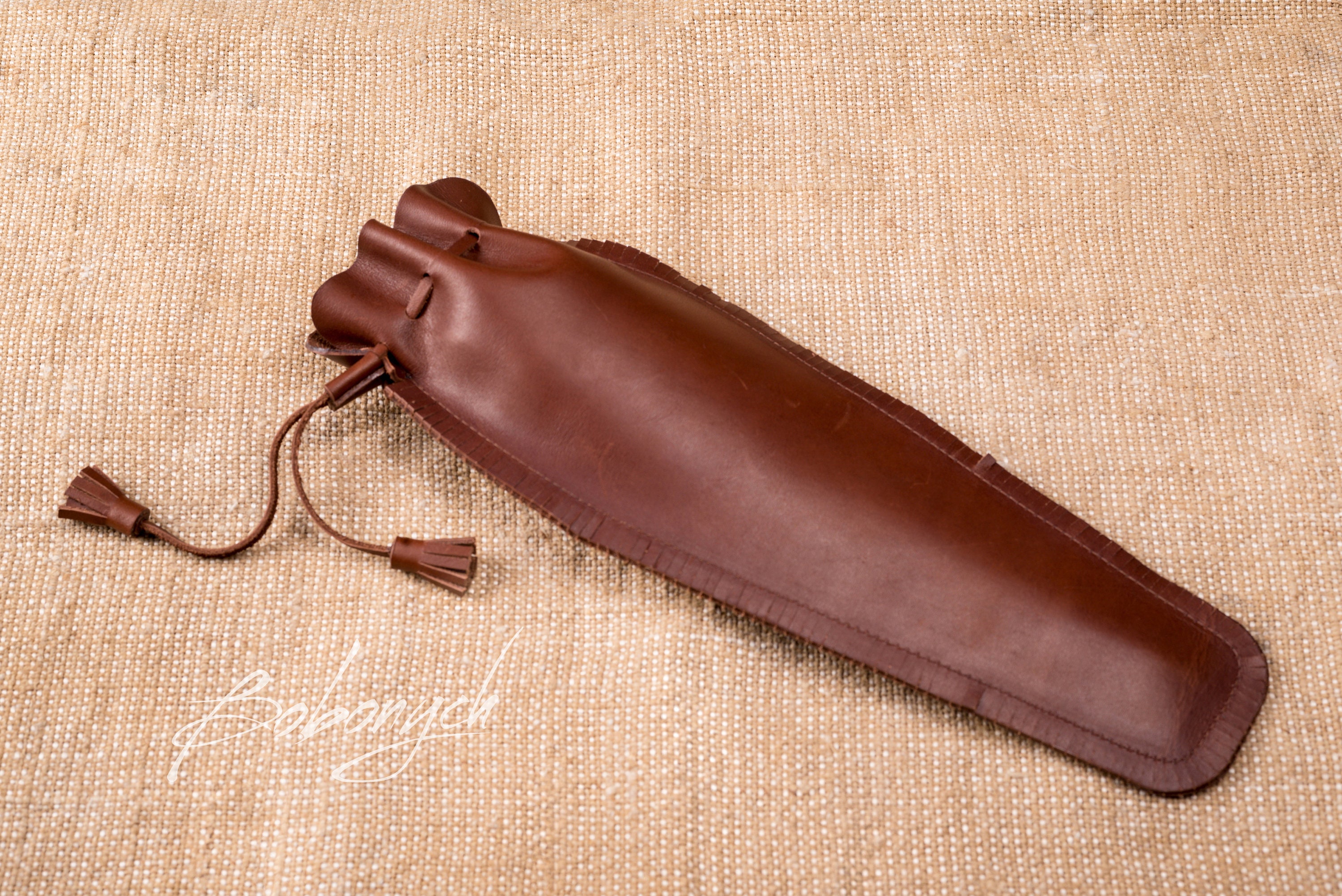 Leather Pipe Case Hand Stitched Leather Pouch - Etsy