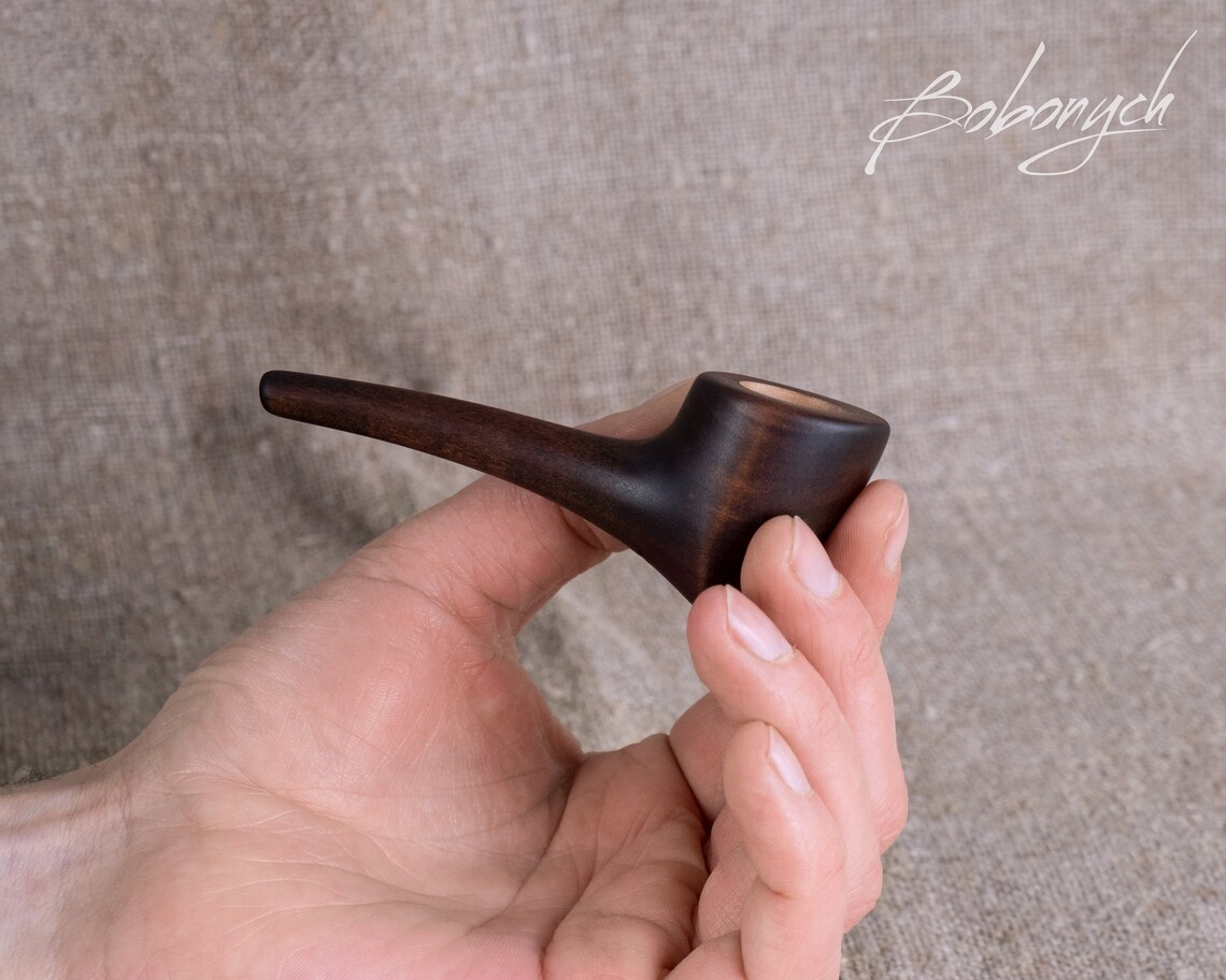 Pocket Wooden Smoking Pipe - Etsy