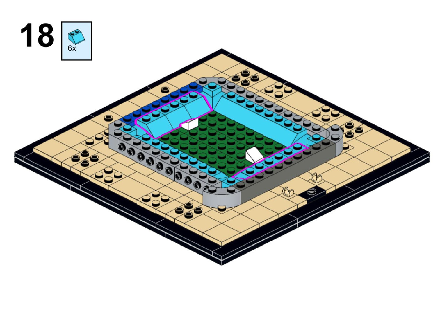 Mini Etihad Stadium (manchester City F.C.) Model (INSTRUCTIONS ONLY) - Etsy