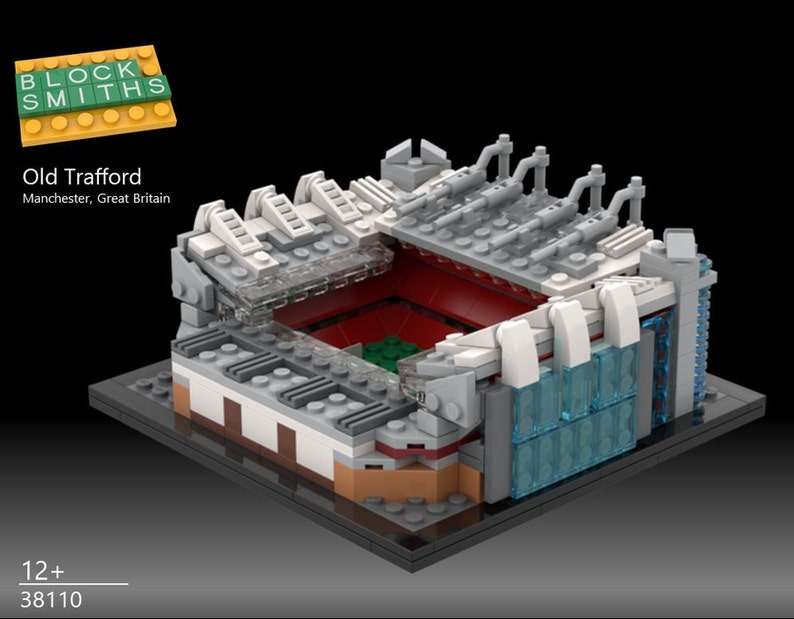 Mini Old Trafford Stadium manchester United F.C. Model INSTRUCTIONS ...
