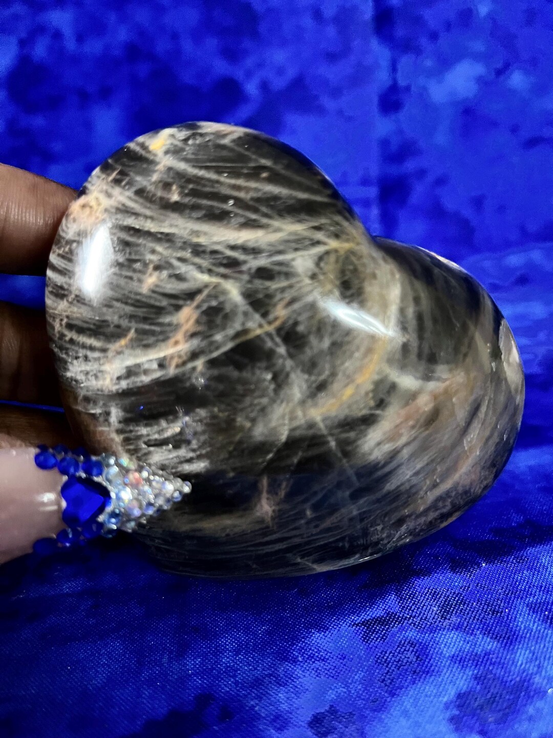 Crystal Atlantis Stone Plus Chocolate Calcite and Blk Moonstone ...