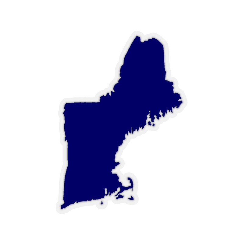 Knotical New England Indoor/Outdoor Navy Stickers | Etsy