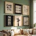 Charlotte North-carolina 704 Area Code Poster Set, Minimalist ...