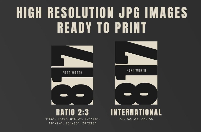 Detroit 313 Area Code Poster Set – Modern Typography Prints (digital ...