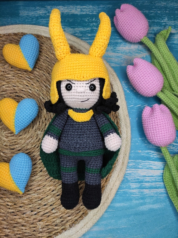 Superhero Amigurumi Crochet Patterns Wolverine Crochet Amigurumi Doll
