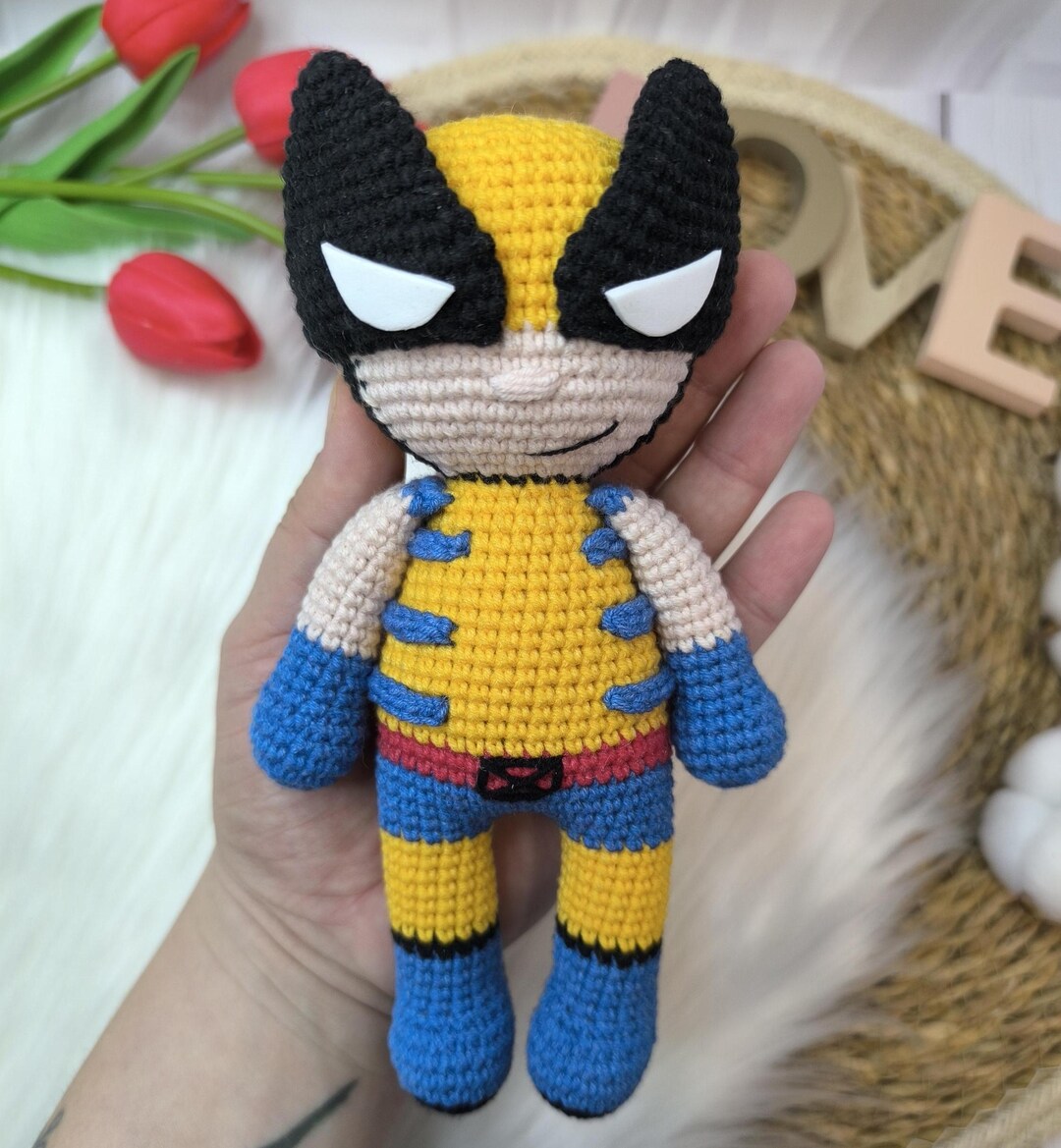 Superhero Amigurumi Crochet Doll Pattern, English PDF Amigurumi ...