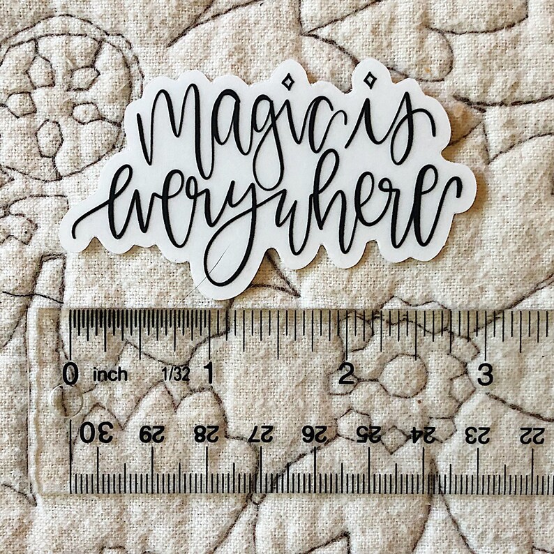 Magic is Everywhere Die Cut Sticker - Etsy
