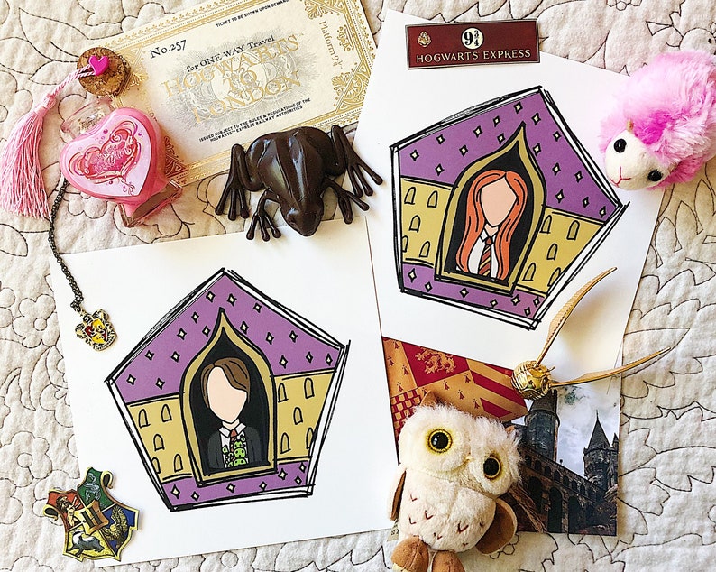 Brave Wizard Neville Chocolate Frog Card | Etsy