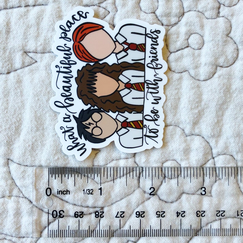 Golden Trio With Words Die Cut Sticker | Etsy