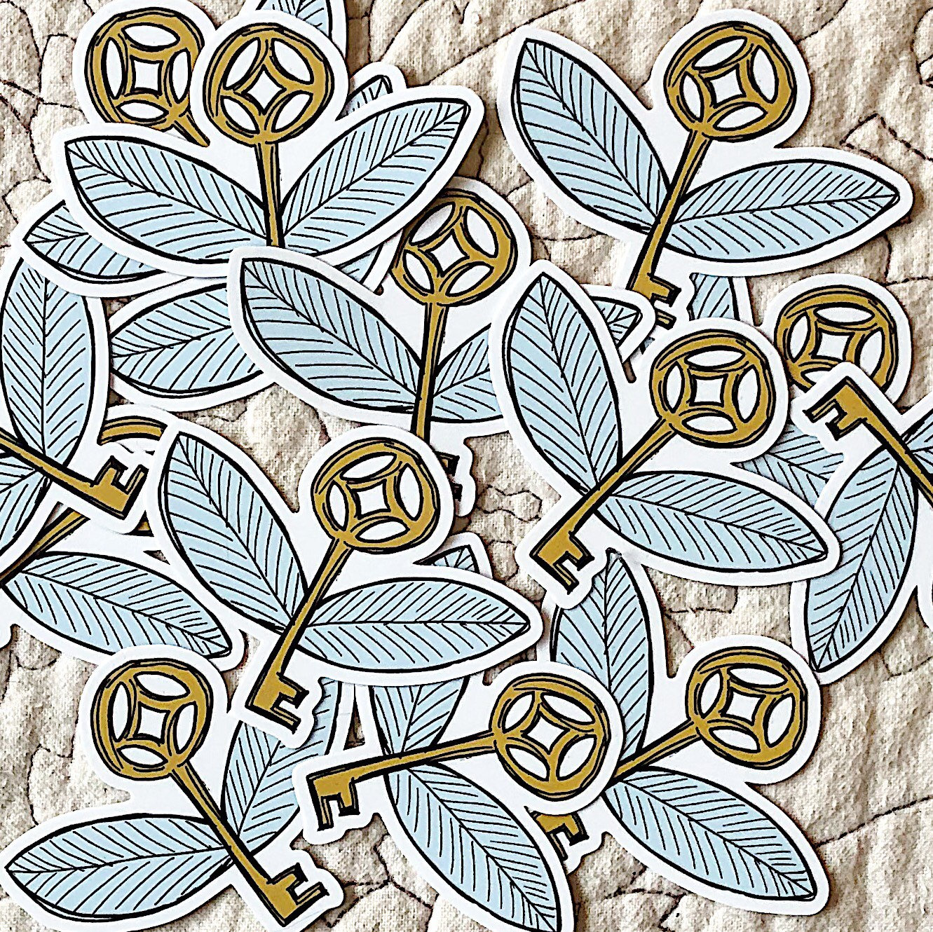 Flying Key Die Cut Sticker Magic is Everywhere | Etsy