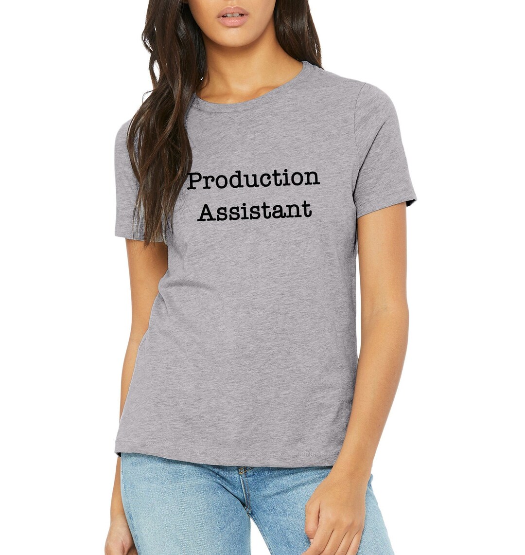 Production Assistant T-shirt Film Crew Production Tshirt Shirt Tee ...