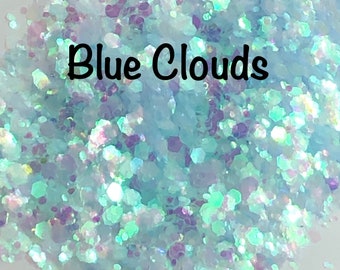 Baby Blue Glitter | Etsy