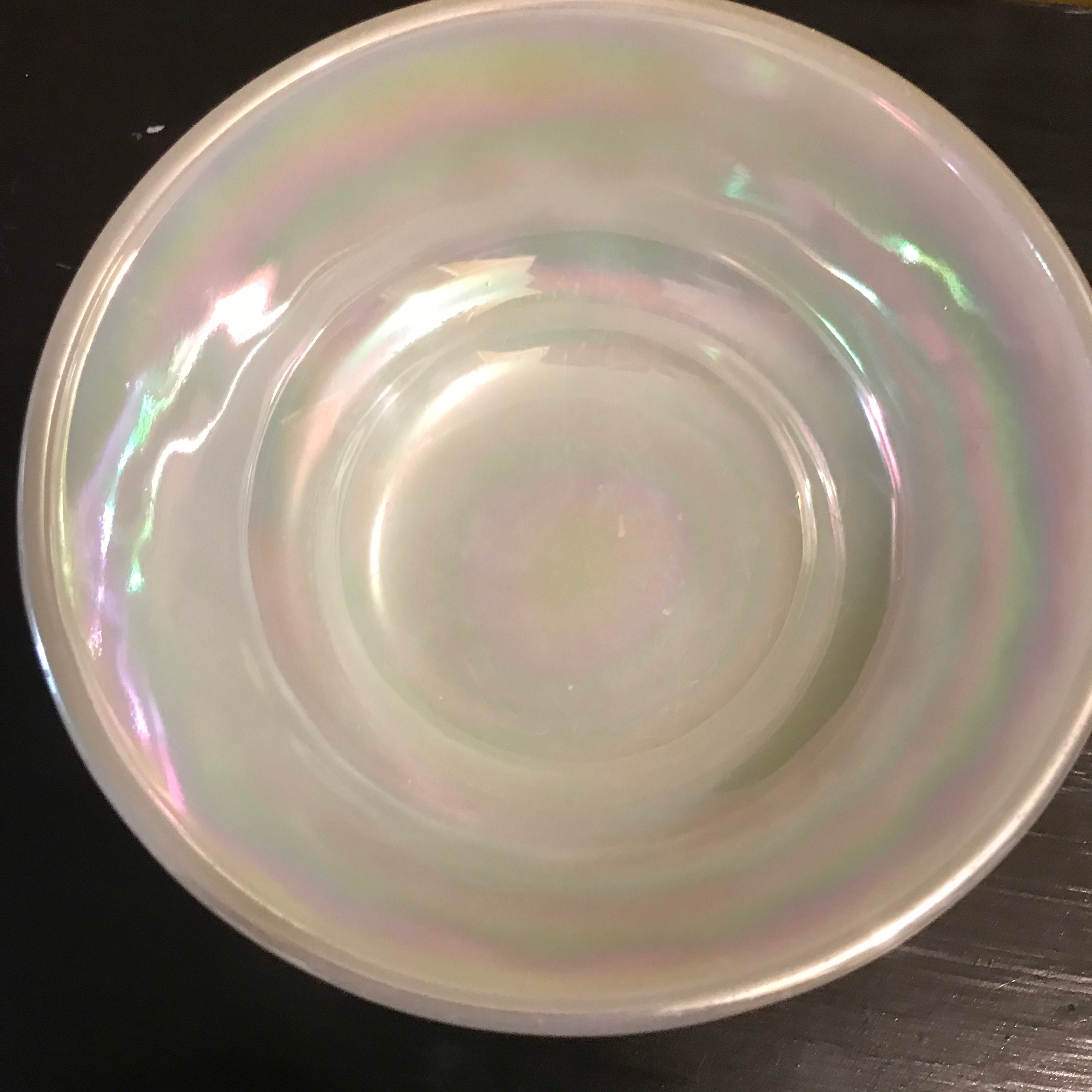 Rare Fire-king Iridescent Kimberly Bowl Unicorn Ware MCM - Etsy