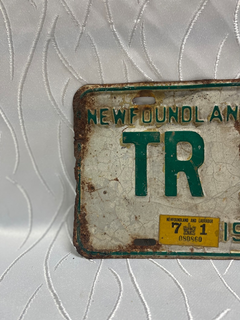 1970 NEWFOUNDLAND AND LABRADOR License Plate - Etsy