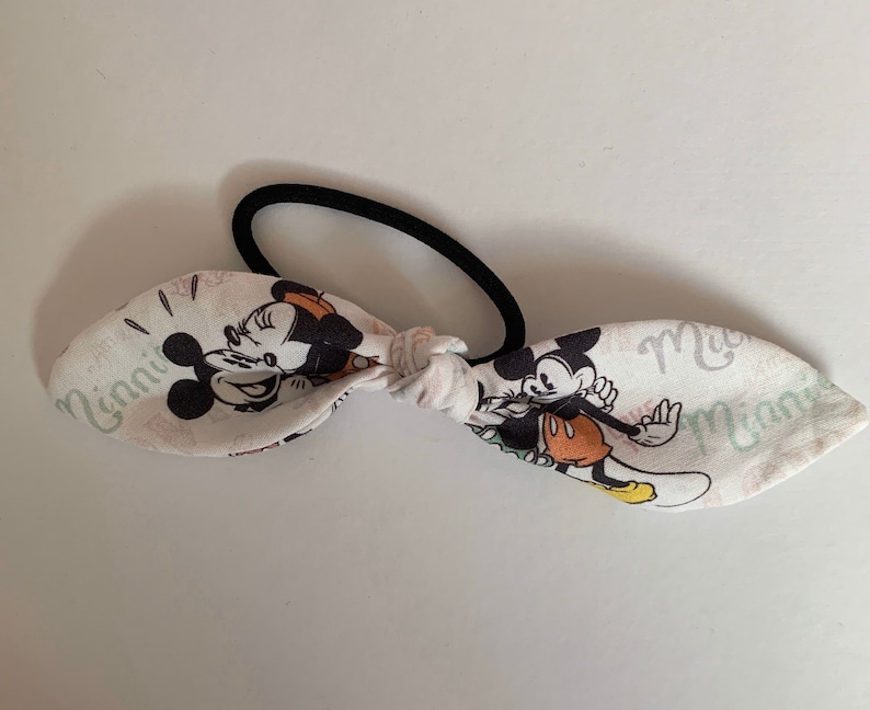 Disney Mickey Mouse Pony Tail Bows - Etsy