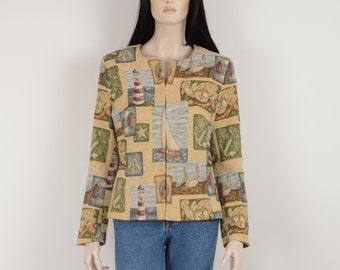 Vintage Lighthouse Jacket - Etsy