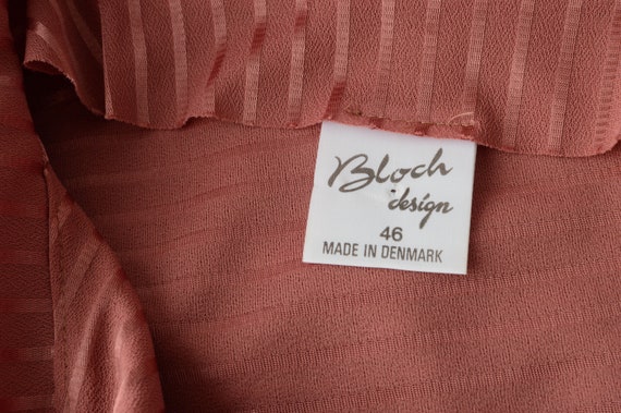 Vintage 70s Bloch design ashes rose color blouse - St… - Gem