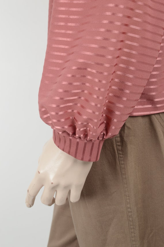 Vintage 70s Bloch design ashes rose color blouse - St… - Gem