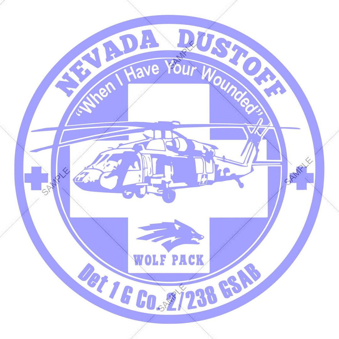 Nevada Dustoff Wolfpack Logo: Vector SVG PNG File - Etsy